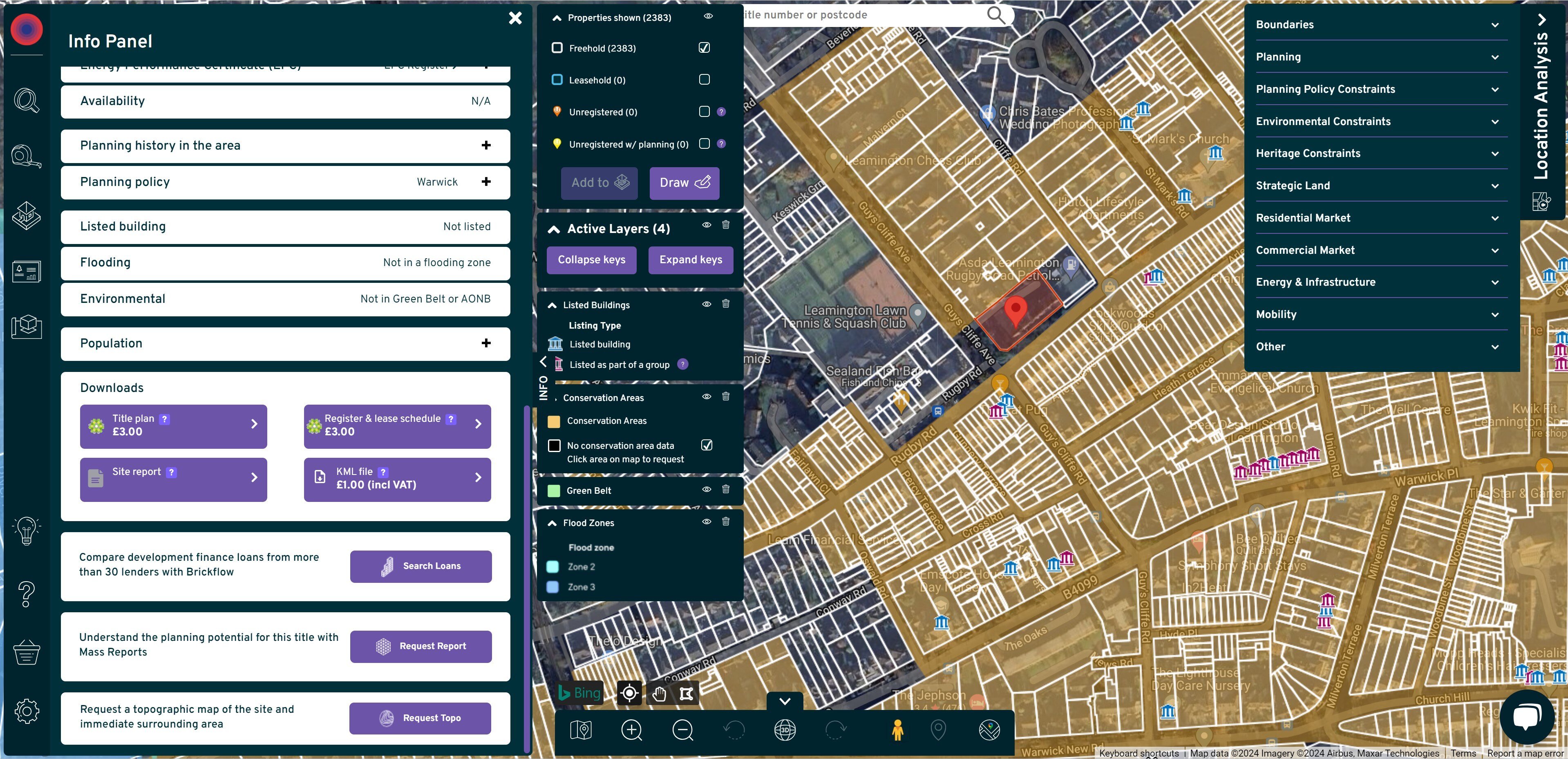 Nimbus | Feature - Planning constraints